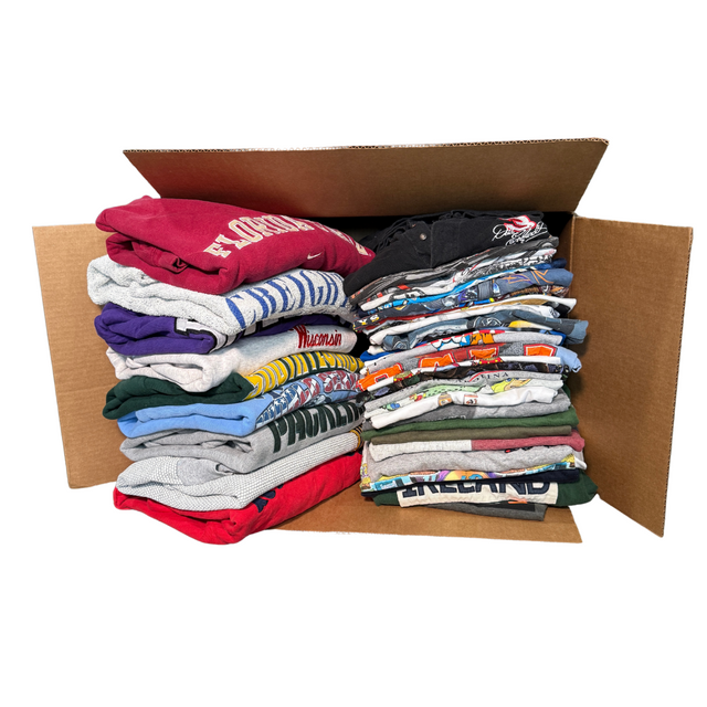 Thrift Vintage Fashion - 200 Piece Sample Box