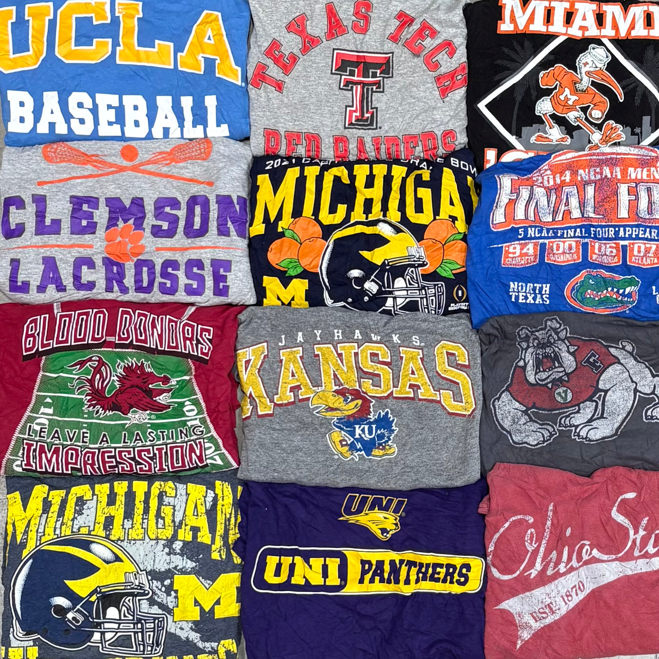 Wholesale College & University T-Shirts — THRIFT VINTAGE