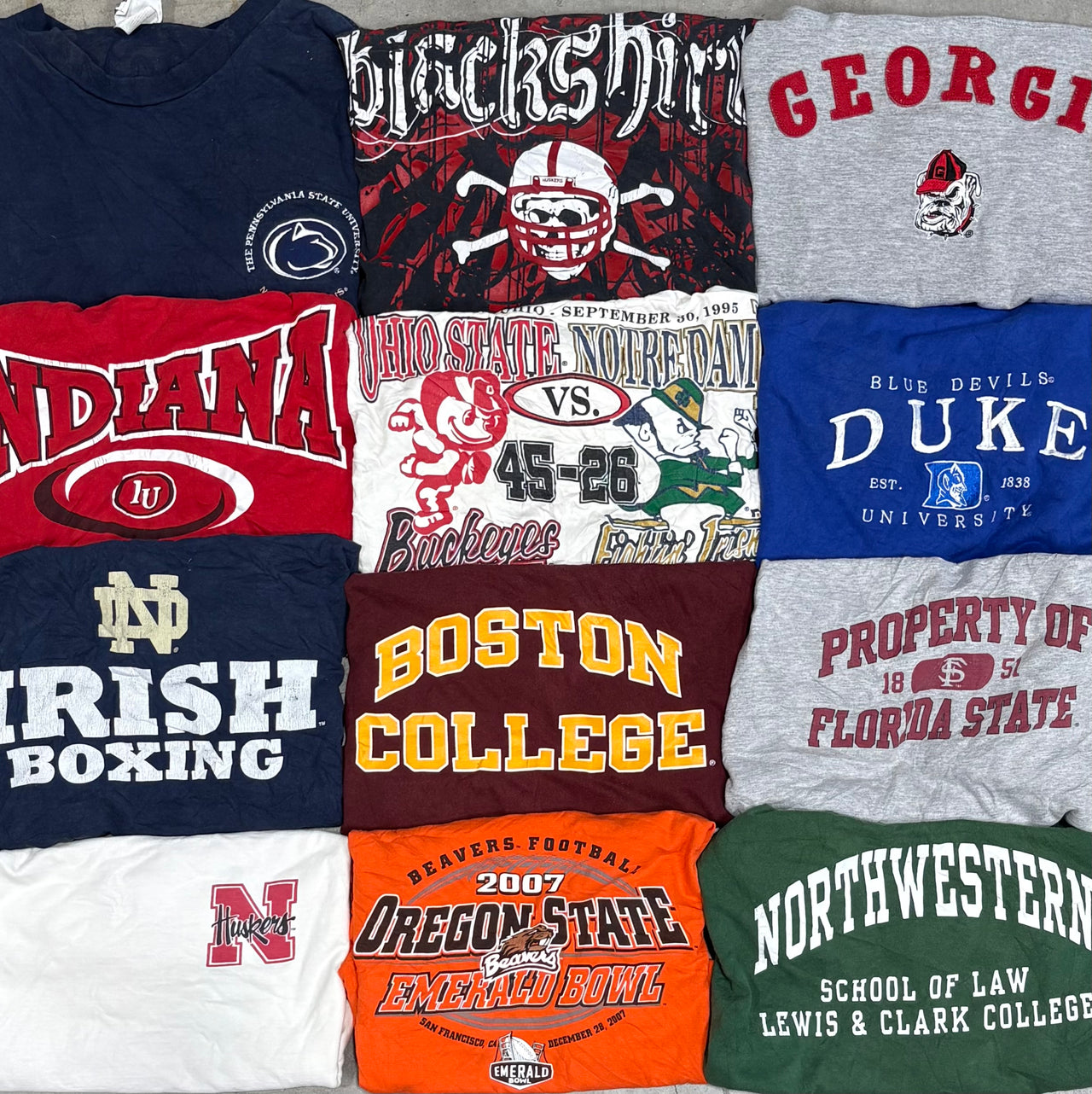 Wholesale College & University T-Shirts — THRIFT VINTAGE