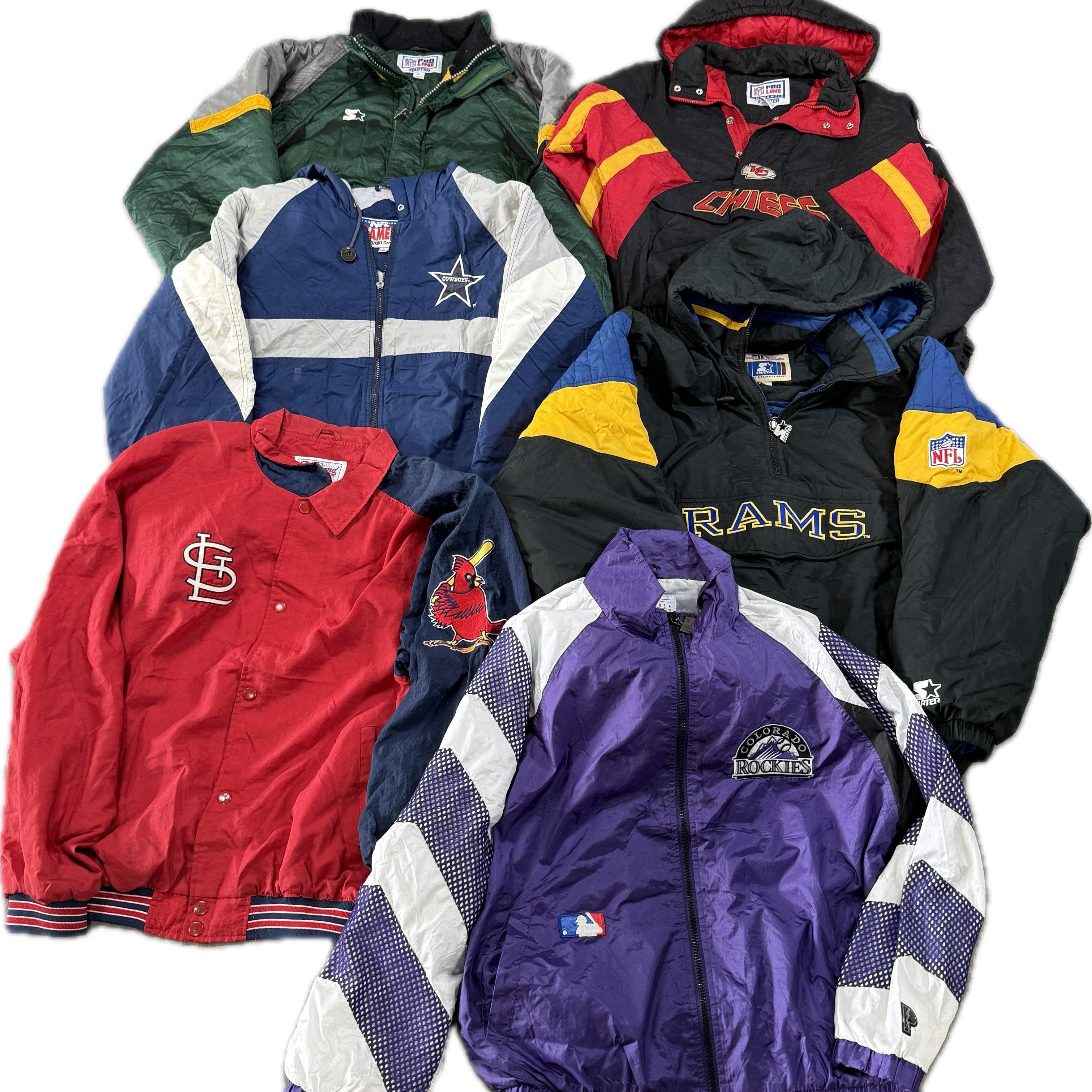 Wholesale Pro Sports Premium Jackets - Thrift Vintage Fashion